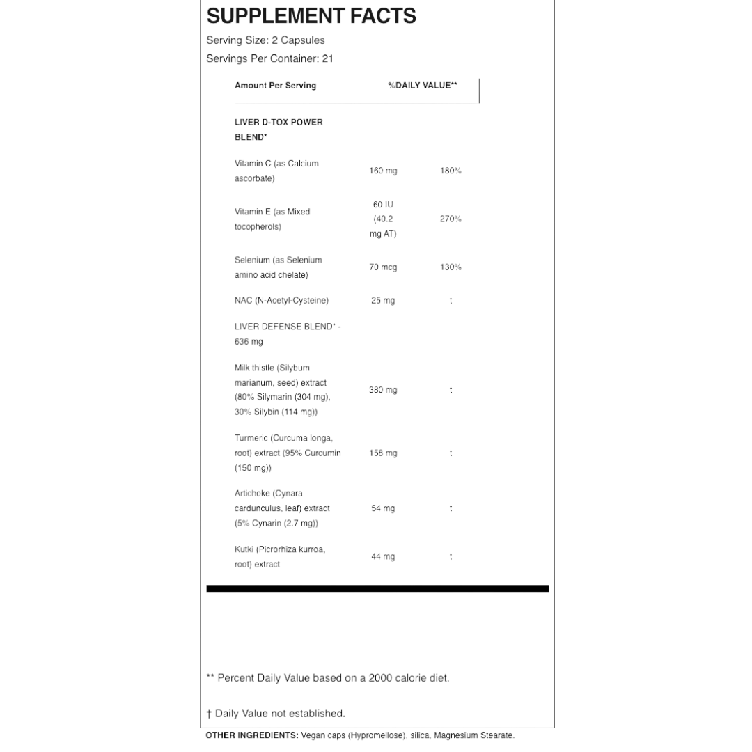 Liver D-Tox, 42 capsules